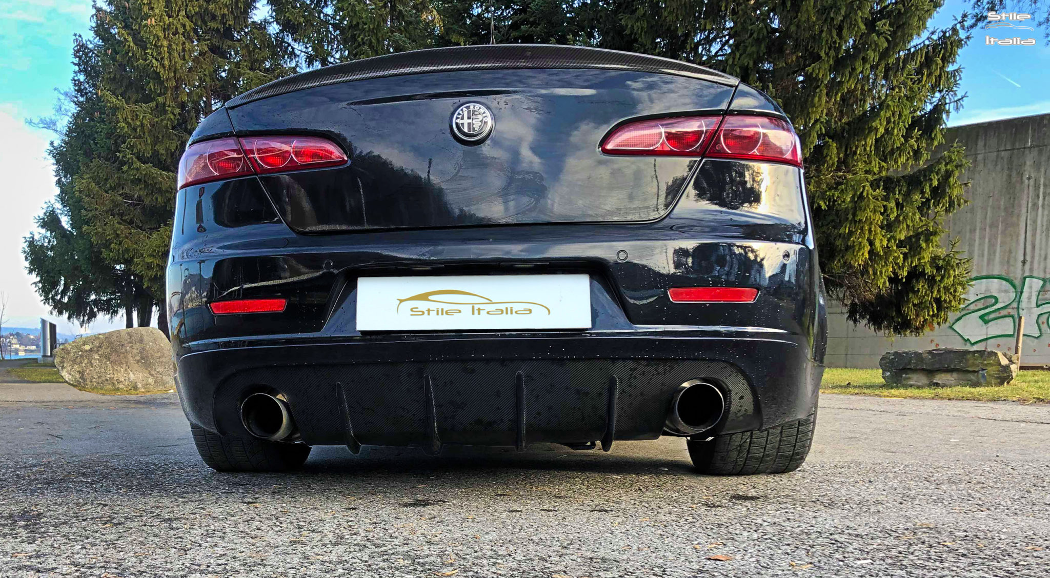 Carbon Rear Diffuser Alfa Romeo 159 – Stile Italia